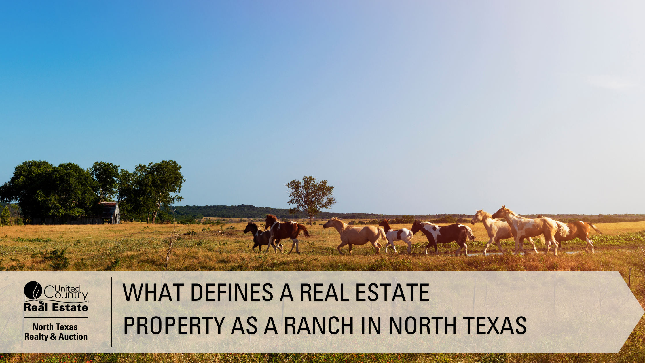 What Defines a Real Estate Property as a Ranch in North Texas?