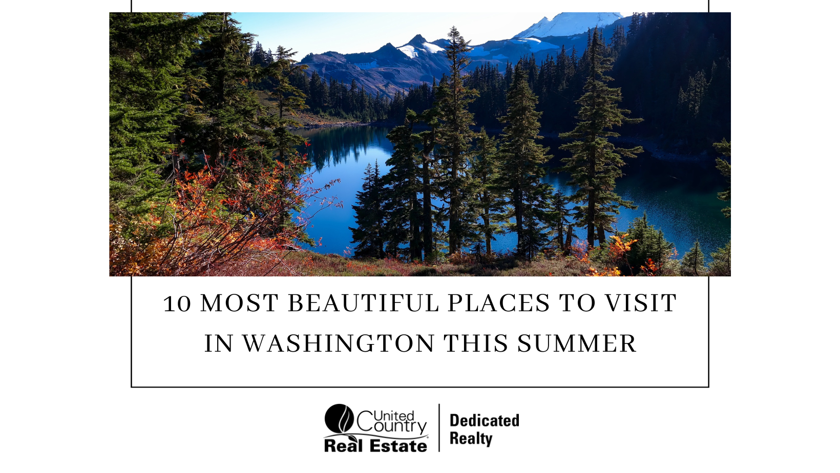 10 of the Most Beautiful Places to Visit in Washington this Summer ...
